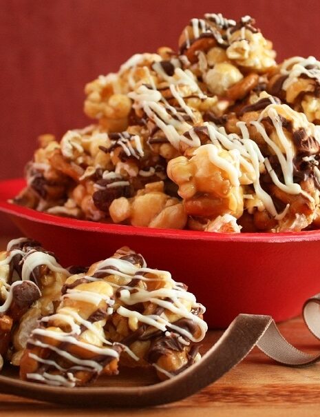 Crunchy Caramel Corn Snack Mix - Cooking Classy