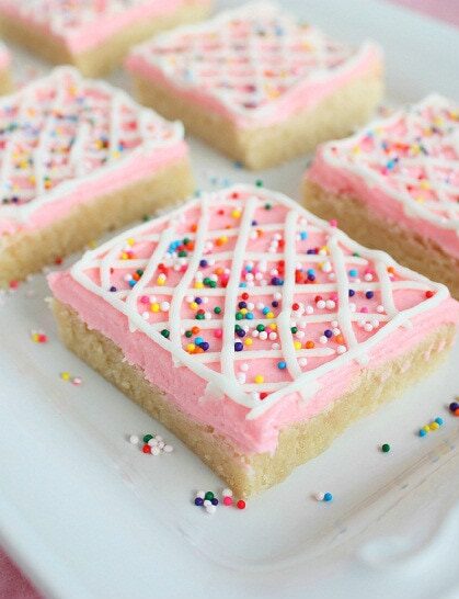 Easter Sugar Cookie Squares - Cooking Classy