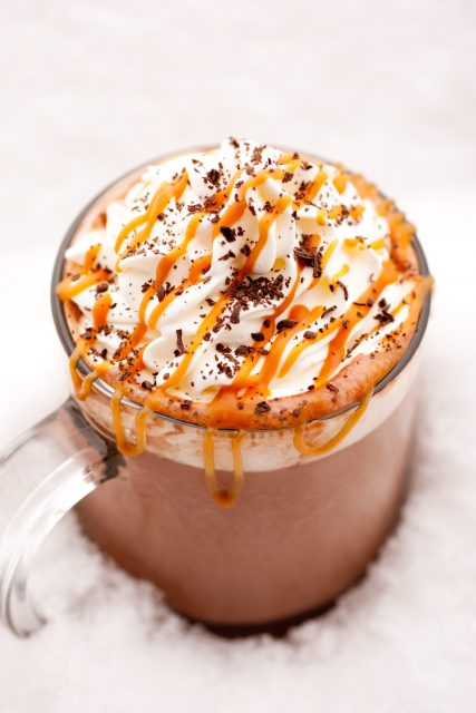 Salted Caramel Hot Chocolate - Cooking Classy