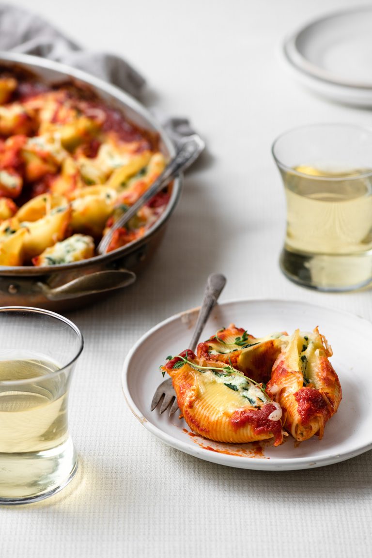 Stuffed Shells Recipe (Spinach and Cheese) - Cooking Classy