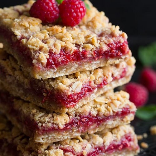 Raspberry Bars Dessert Recipe Black Raspberry Bliss Bars | Pasta