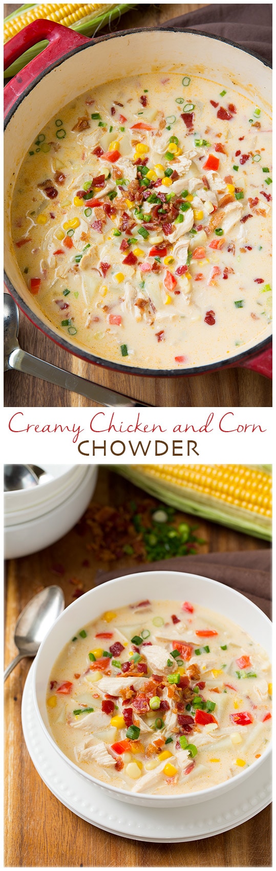 Creamy Chicken and Corn Chowder - Cooking Classy
