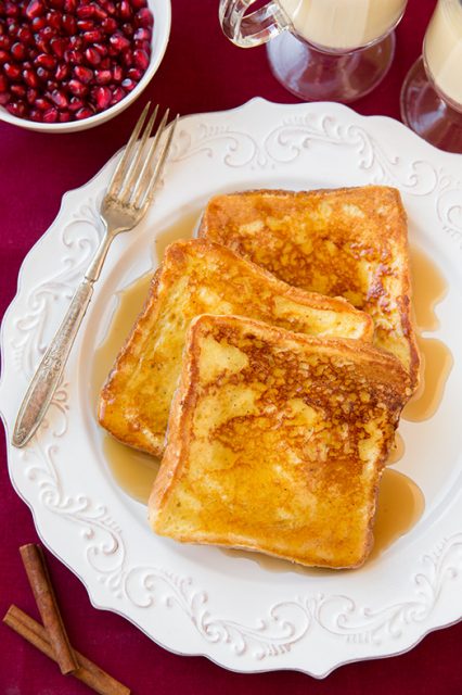 Eggnog French Toast - Cooking Classy