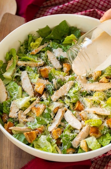 Chicken Caesar Salad {Homemade Dressing} - Cooking Classy
