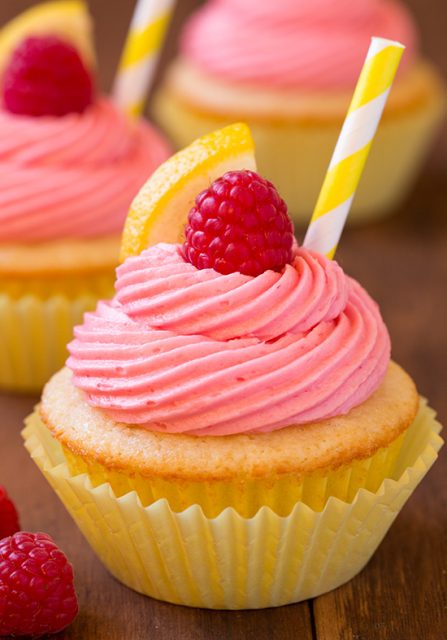 Raspberry Lemonade Cupcakes - Cooking Classy