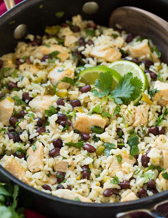 Chicken Fajita Rice Bowl (One Pan) - Cooking Classy