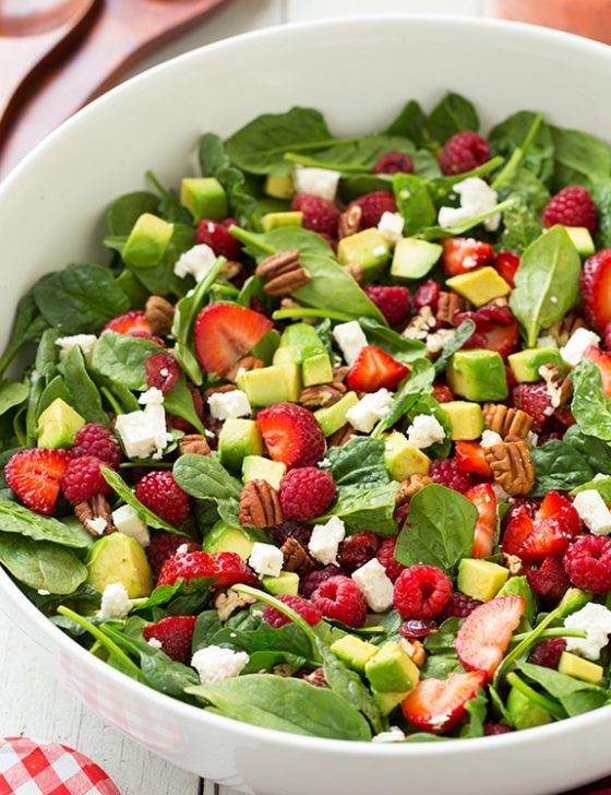 Strawberry Spinach Salad With Balsamic Vinaigrette Cooking Classy