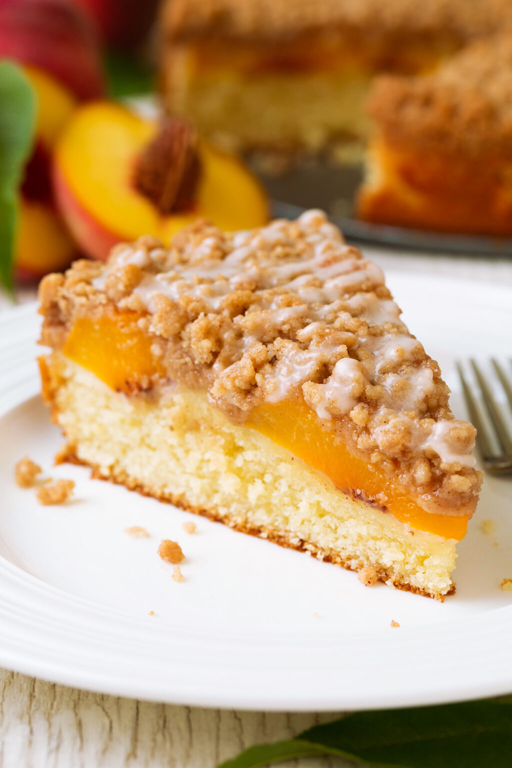 Peach Coffee Cake - Cooking Classy