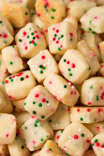 Funfetti Shortbread Bites - Cooking Classy