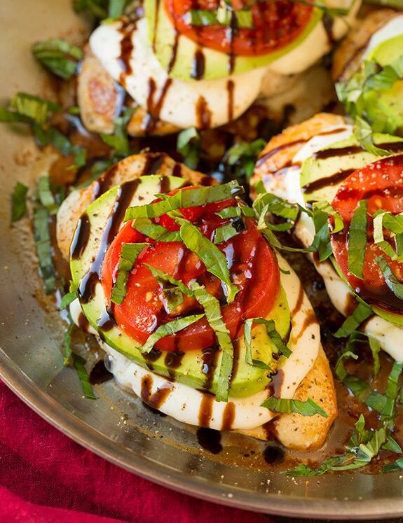 Caprese Christmas Tree - Cooking Classy