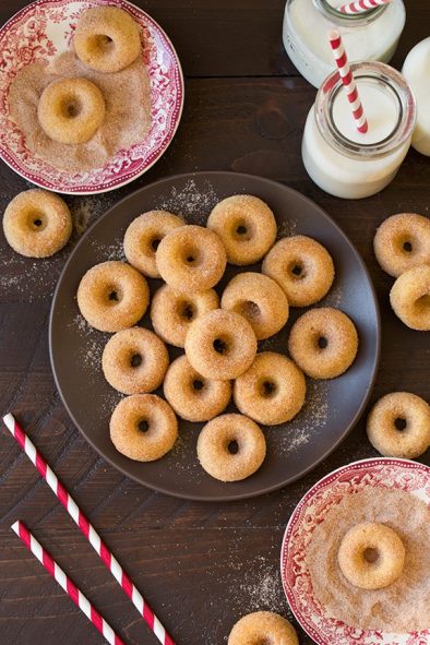 Cinnamon Sugar Mini Donuts - Cooking Classy