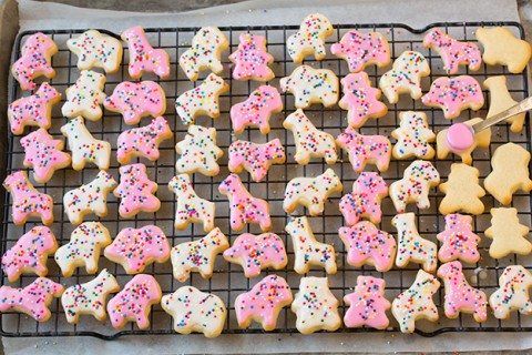 Homemade Frosted Circus Animal Cookies - Cooking Classy