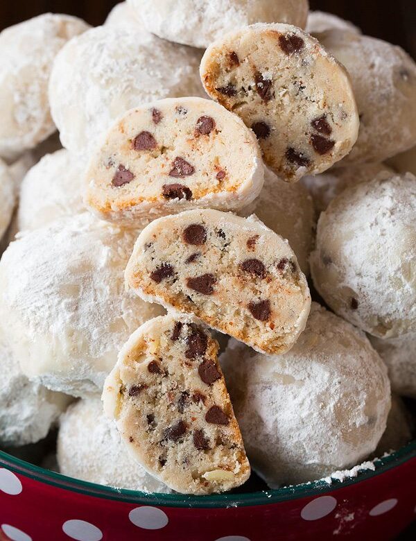 Raspberry Almond Snowball Cookies (jam stuffed snowballs) - Cooking Classy