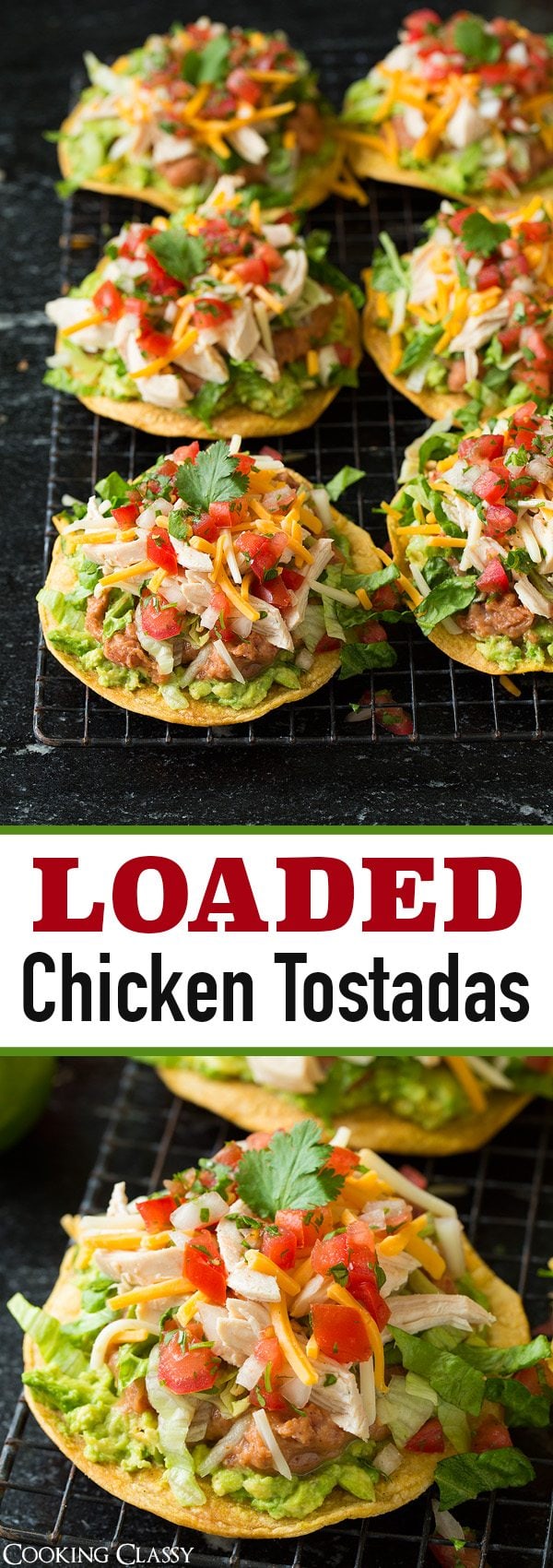 Chicken Tostada Recipe - Cooking Classy