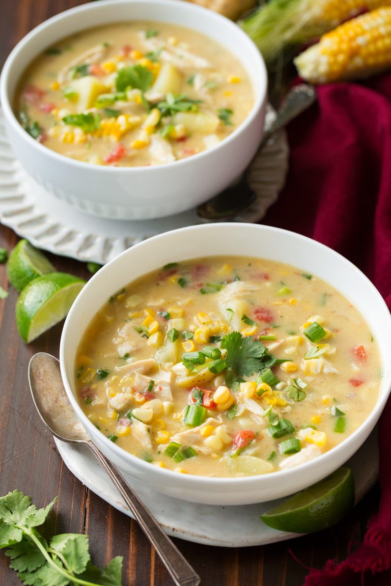 Coconut Chicken Corn Chowder - Cooking Classy