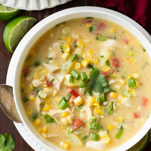 Coconut Chicken Corn Chowder - Cooking Classy