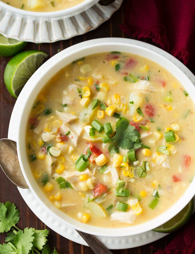 Creamy Chicken and Corn Chowder - Cooking Classy