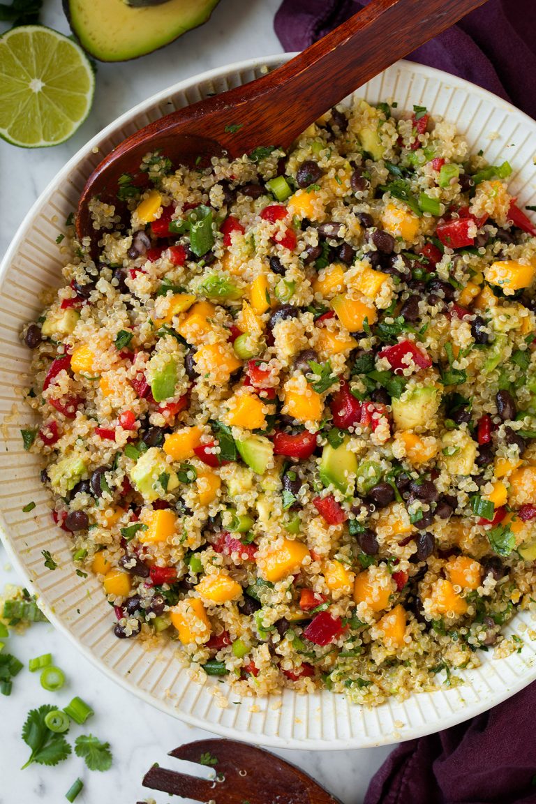 Quinoa Black Bean Salad (with Mangos & Avocados!) - Cooking Classy