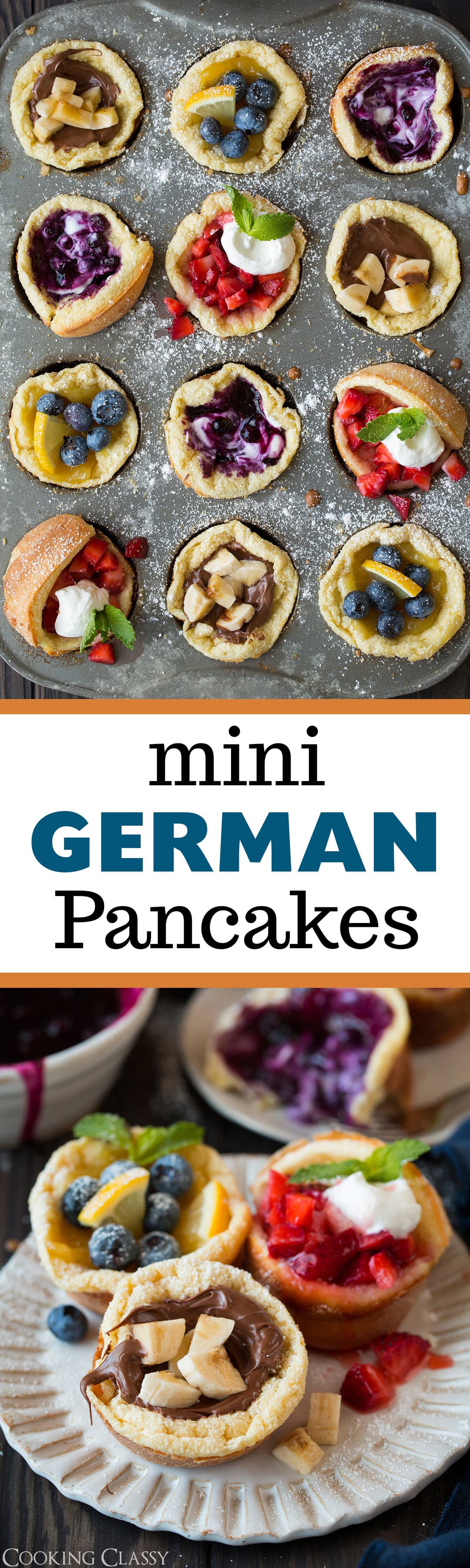 Mini German Pancakes - Cooking Classy
