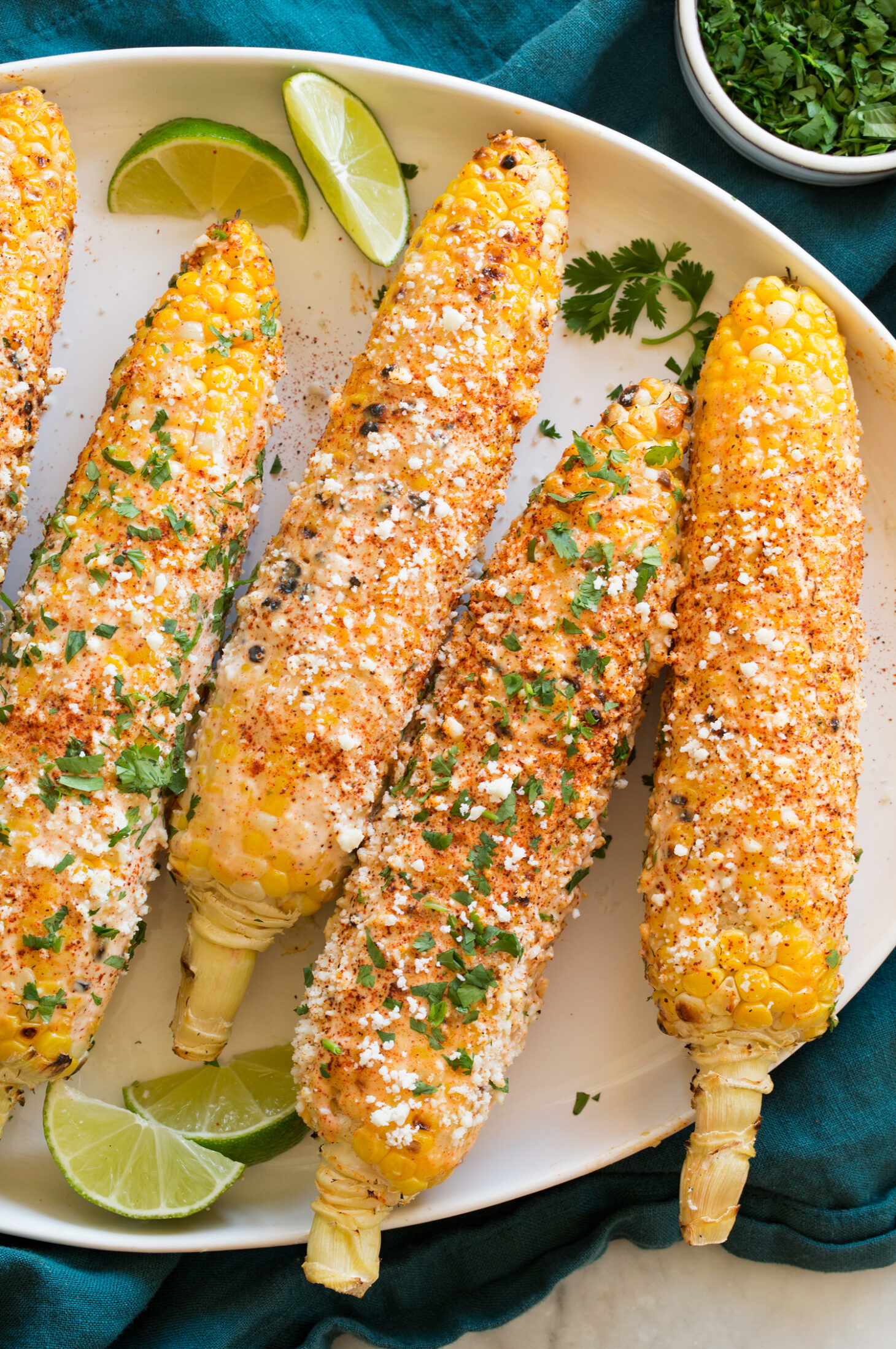 Grilled Mexican Street Corn (Elotes) - Cooking Classy