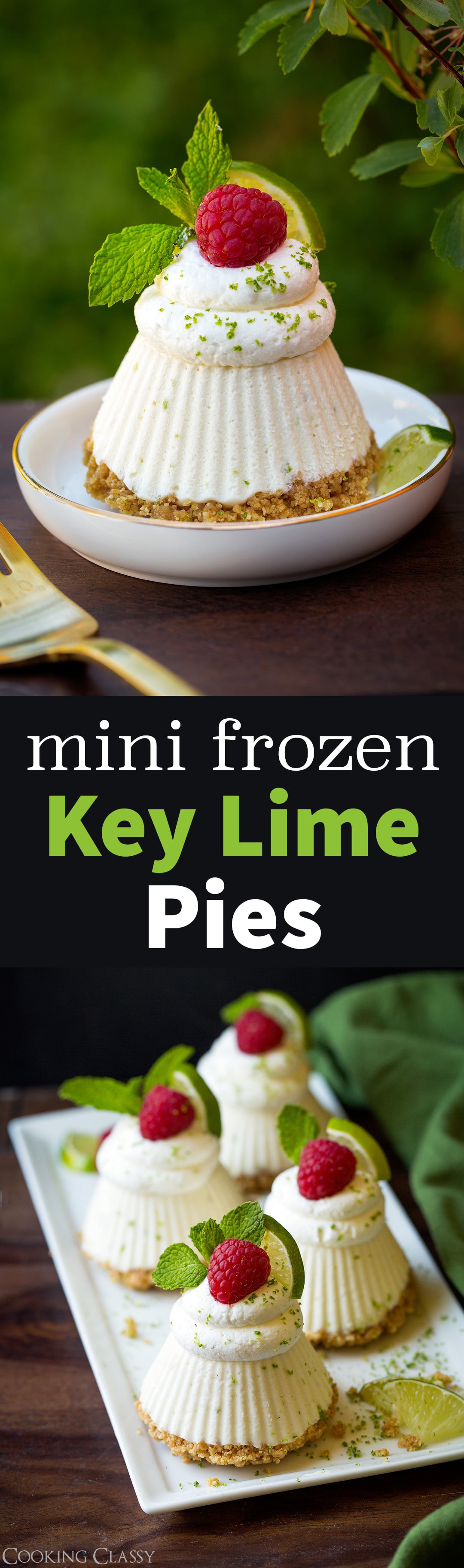 Mini Frozen Key Lime Pies - Cooking Classy