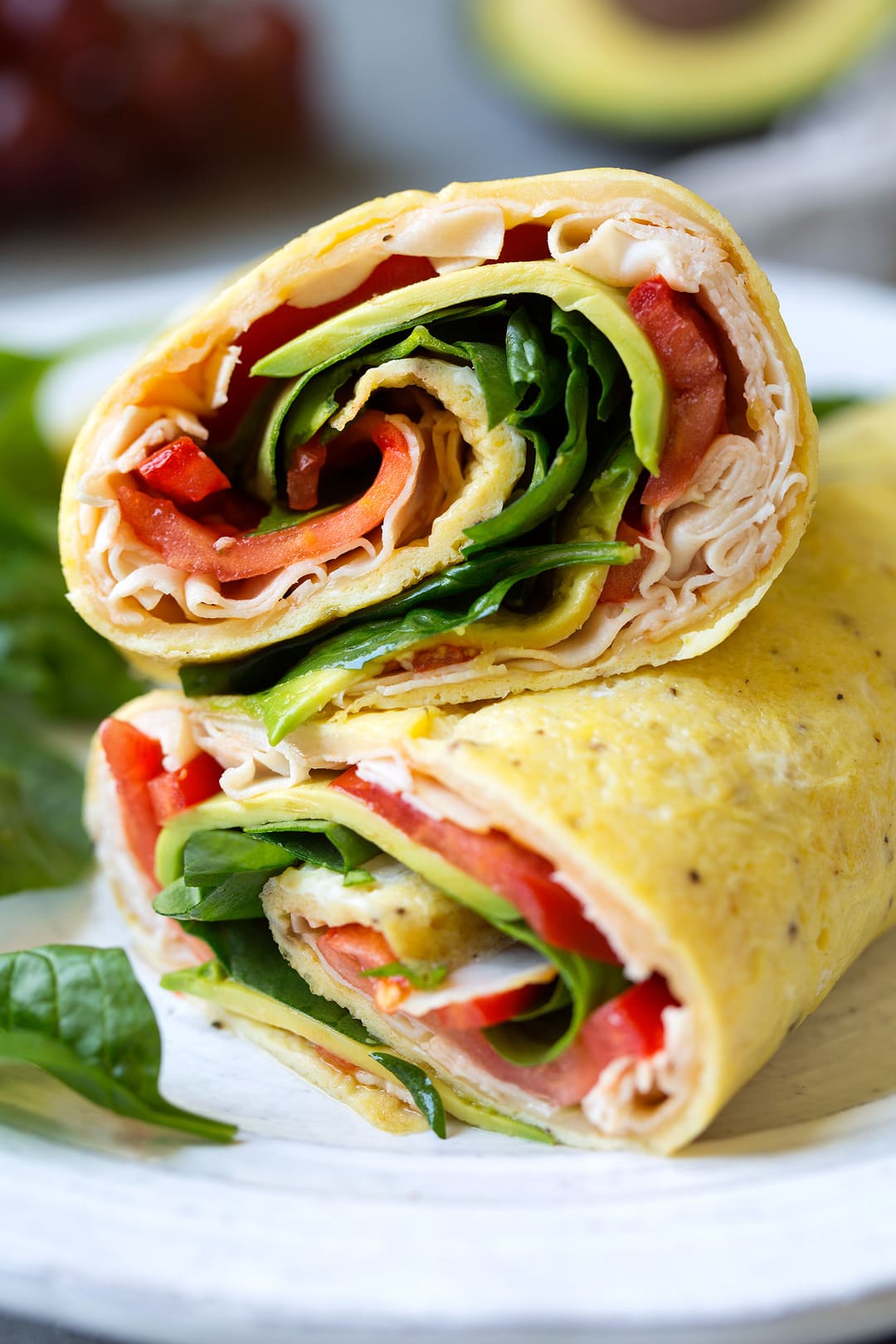 Egg Wrap Recipe with Turkey And Avocado Cooking Classy