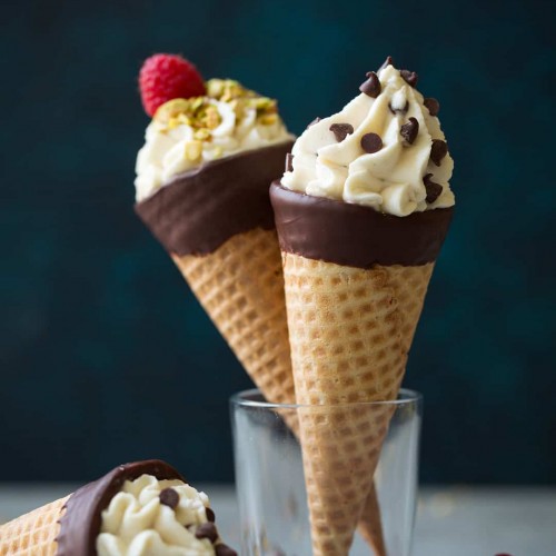 Cannoli Cones - Cooking Classy