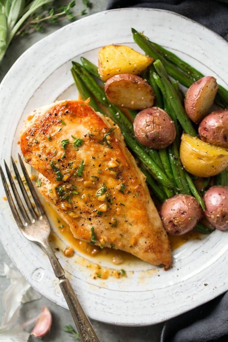 Easy Skillet Chicken Recipe + Garlic Butter Sauce Cooking Classy