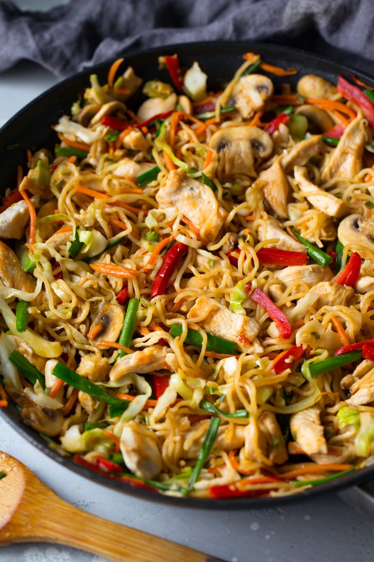 Easy Chicken Yakisoba - Cooking Classy