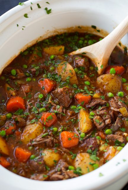 Slow Cooker Beef Stew - Cooking Classy