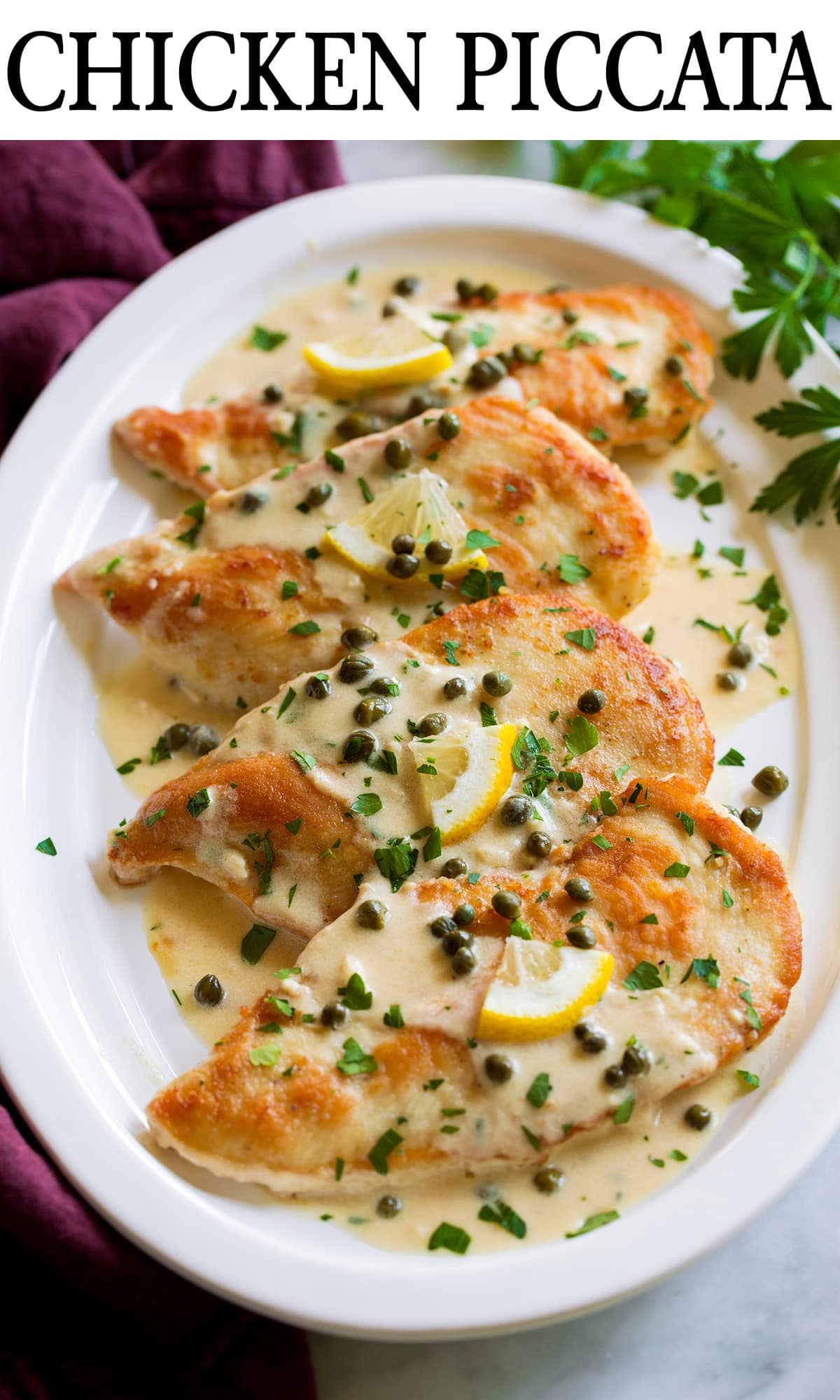 Chicken Piccata Recipe {Best Creamy Sauce} - Cooking Classy