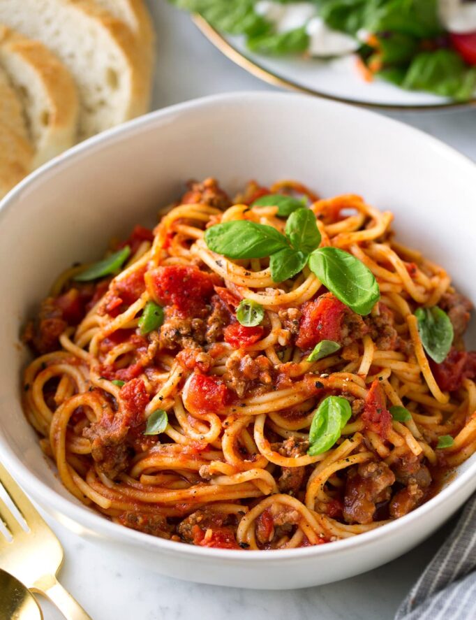 Spaghetti with Meat Sauce - Authentic Italian Style - Cooking Classy