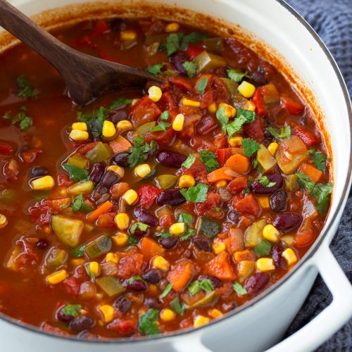 Vegetarian Chili - Cooking Classy