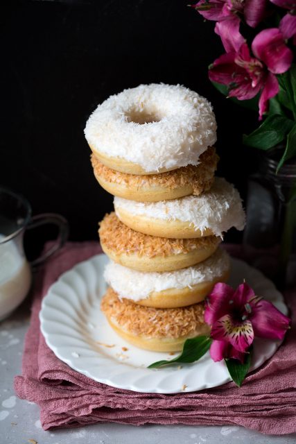 Baked Coconut Donuts - Cooking Classy