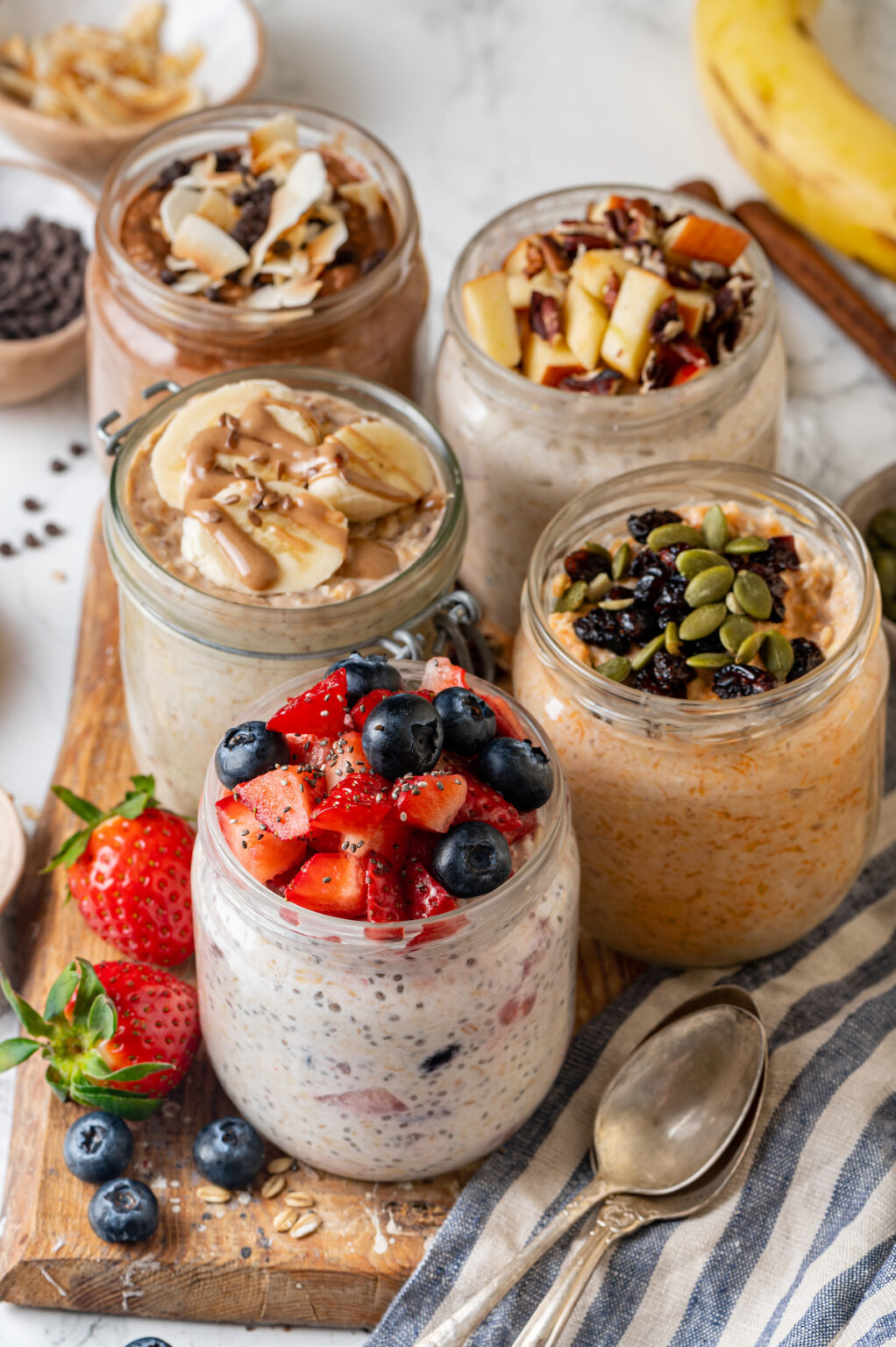 Easy Overnight Oats (5 Ways!) - Cooking Classy