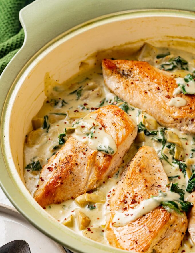 Chicken Florentine Recipe Cooking Classy