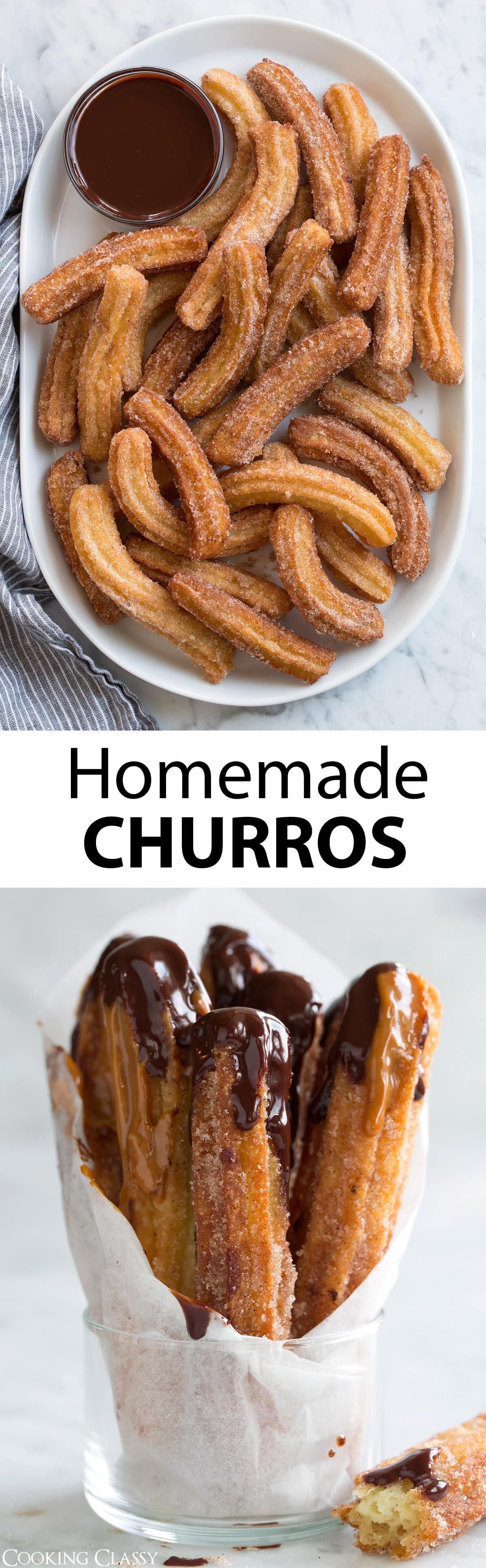 Churros (Homemade Recipe with Step by Step Photos) - Cooking Classy