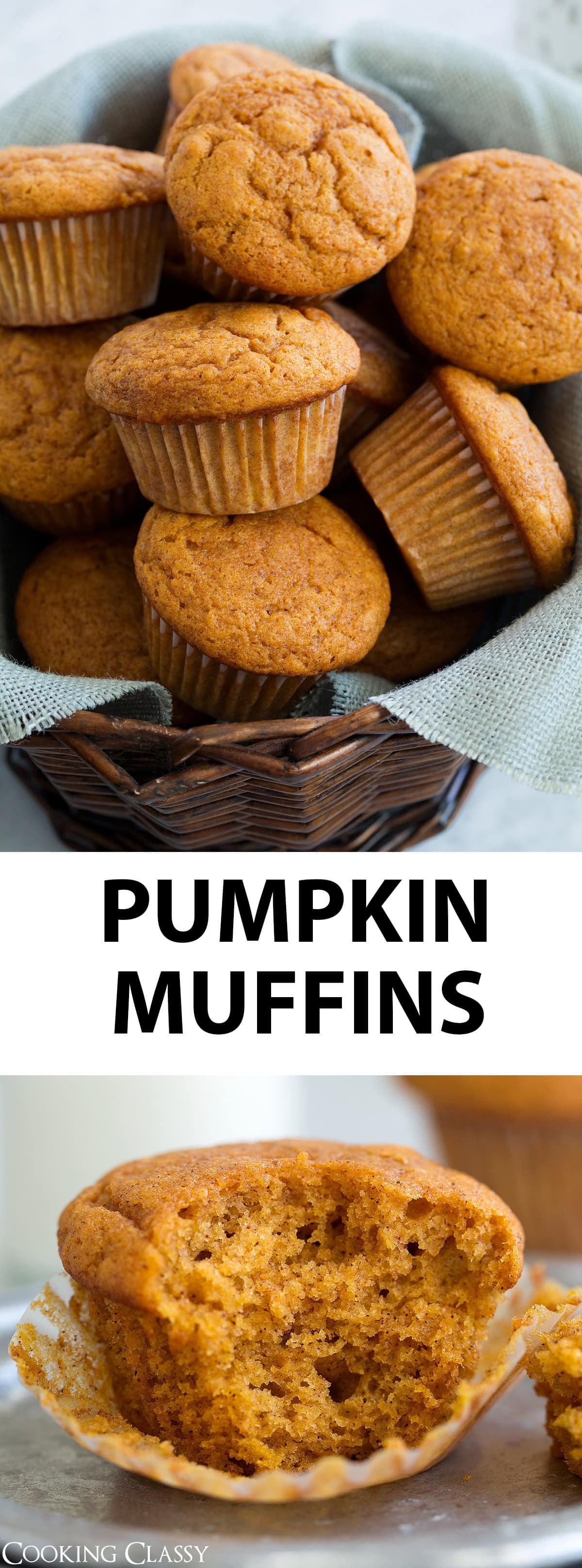 Pumpkin Muffins - Cooking Classy
