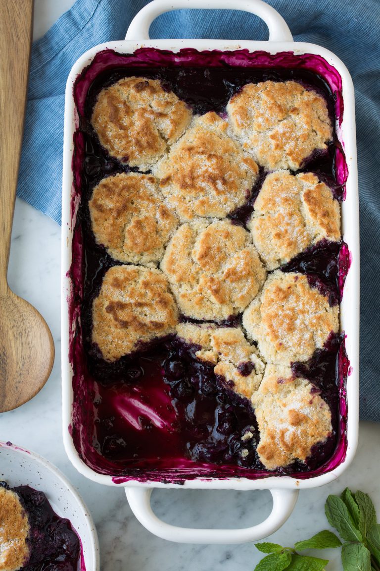 Blueberry Cobbler Recipe (with Fresh Blueberries!) - Cooking Classy