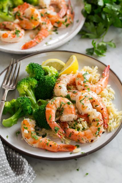 Baked Shrimp (with Garlic Lemon Butter Sauce) - Cooking Classy
