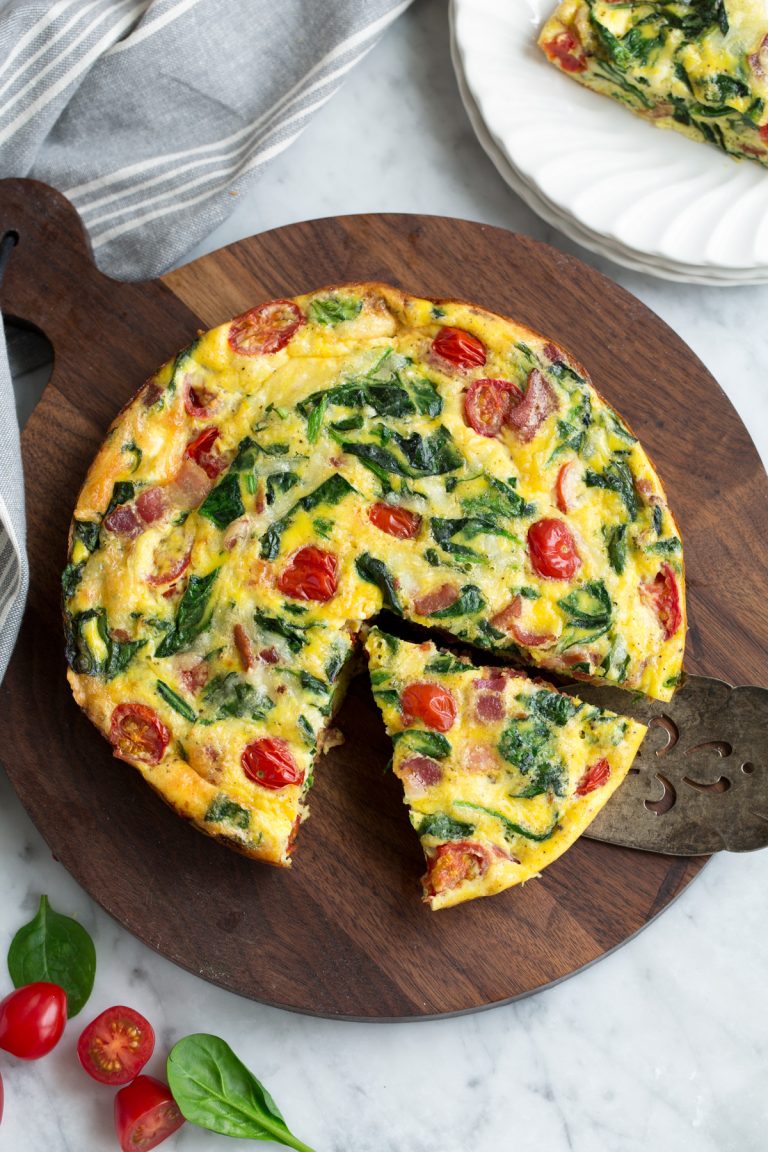 Frittata Recipe {Easy Oven Method} - Cooking Classy