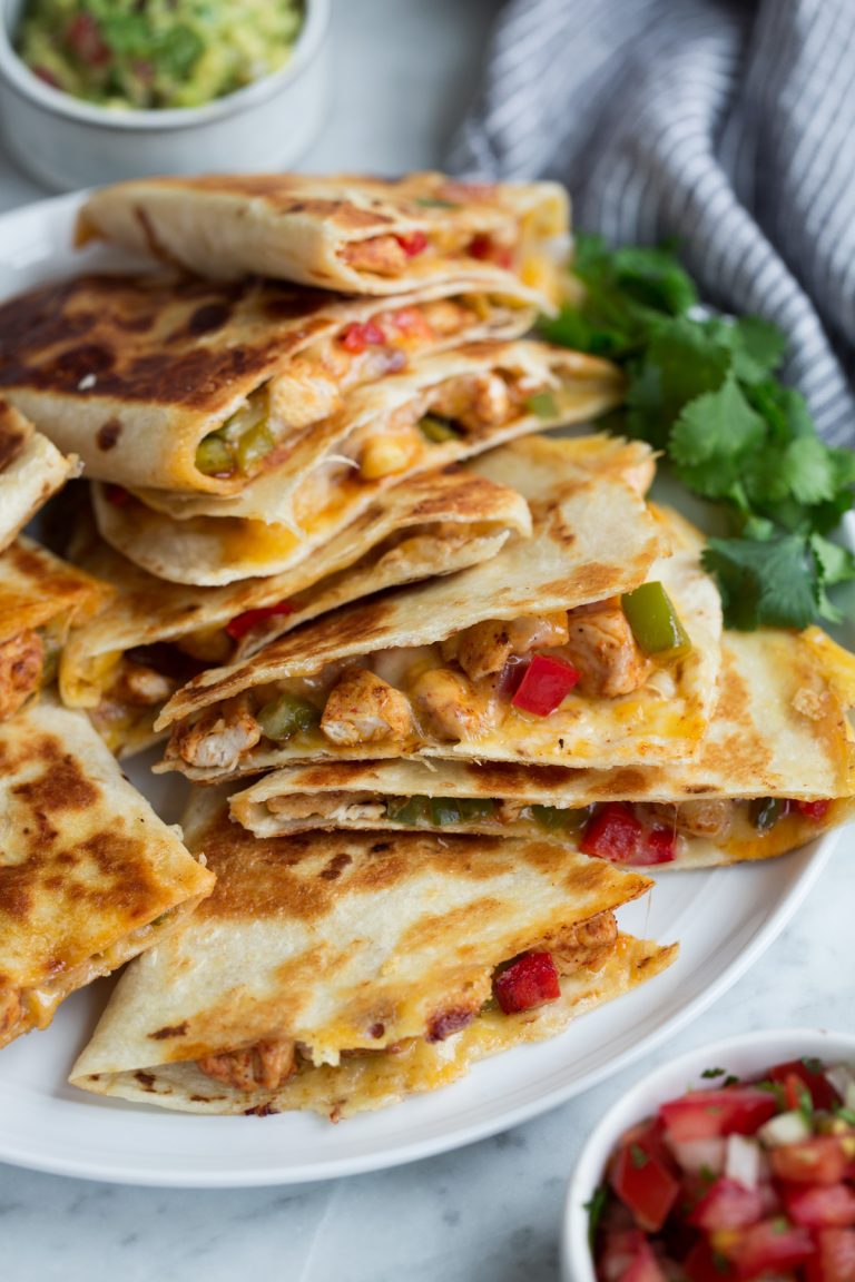 Quesadillas {Chicken Fajitas Style} - Cooking Classy