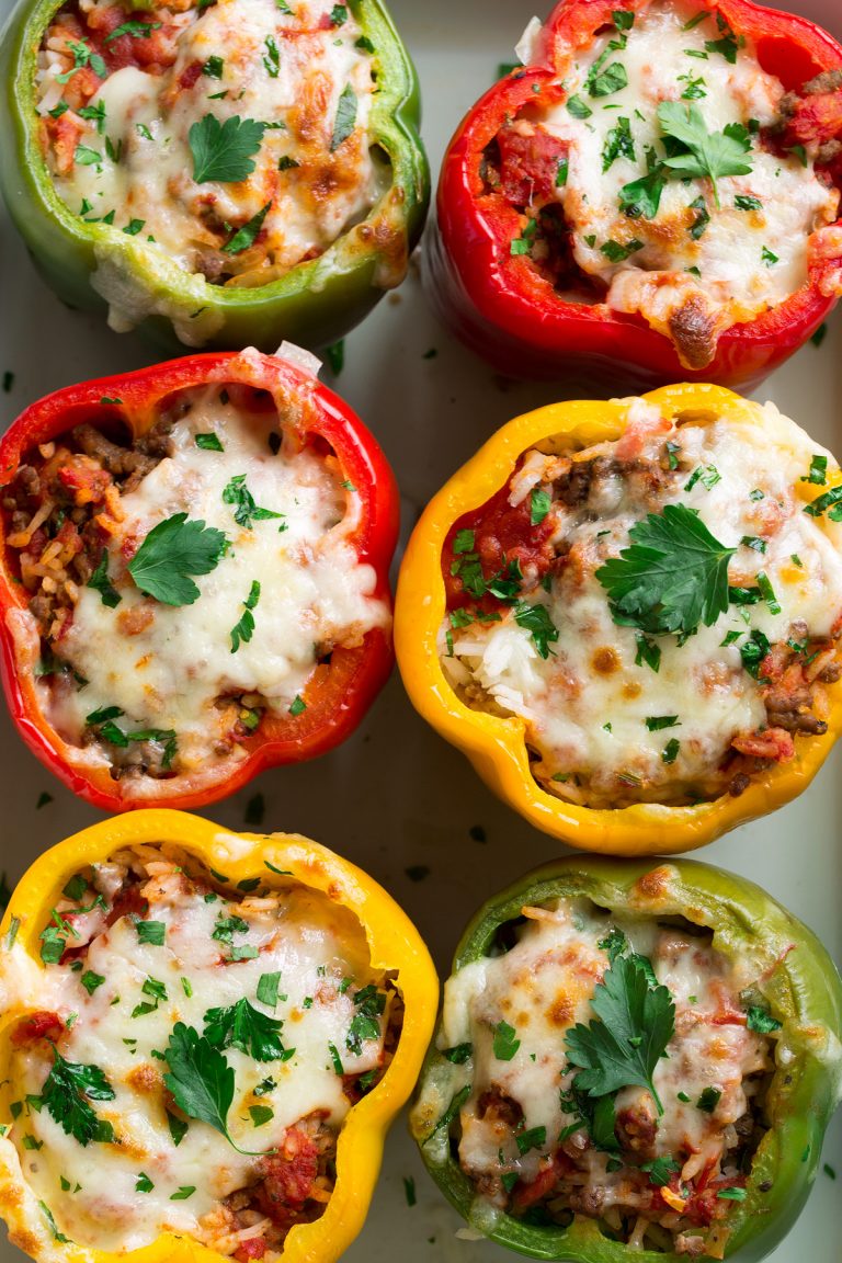 Stuffed Peppers Recipe - Cooking Classy