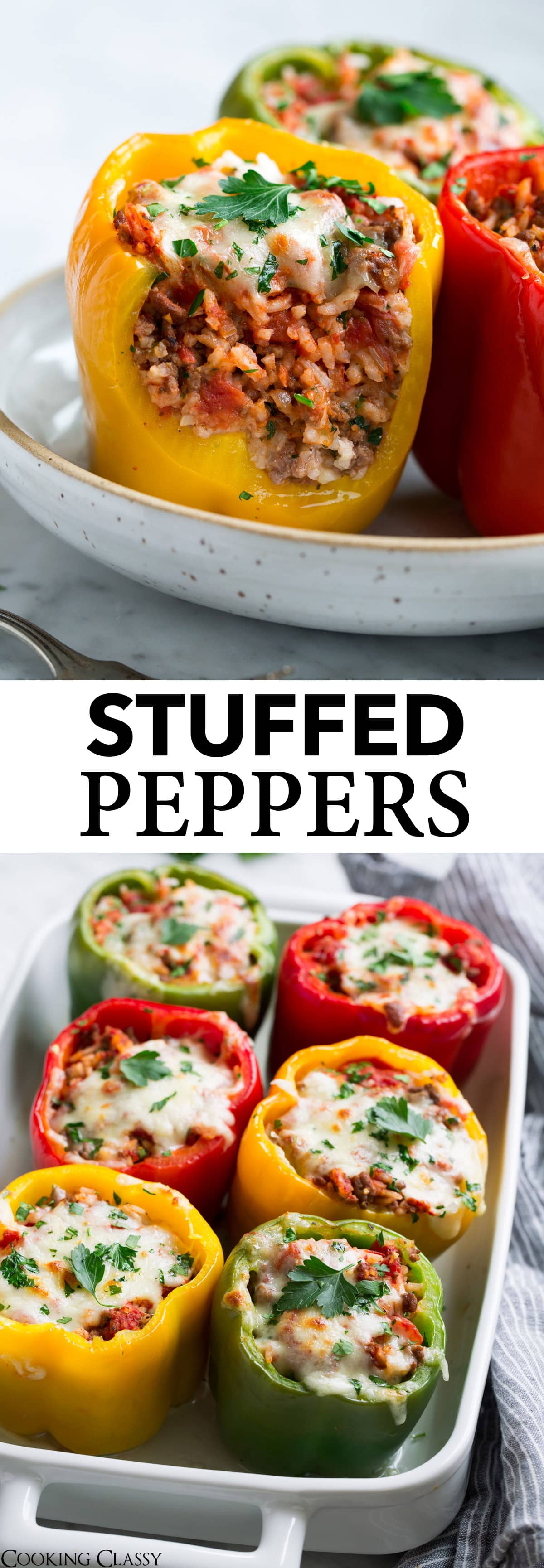Stuffed Peppers Recipe - Cooking Classy