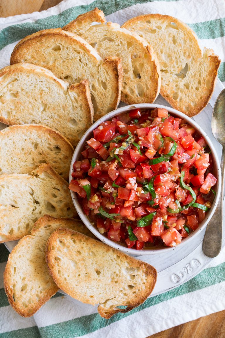 Easy Bruschetta Recipe - Cooking Classy