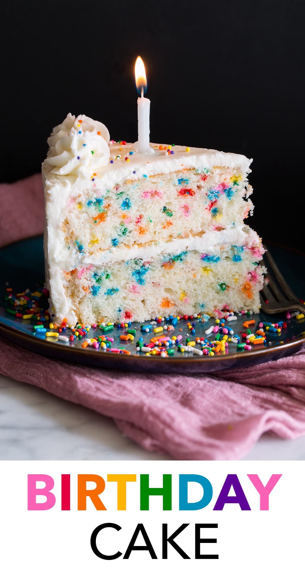 Best Birthday Cake Recipe {Funfetti Cake} - Cooking Classy