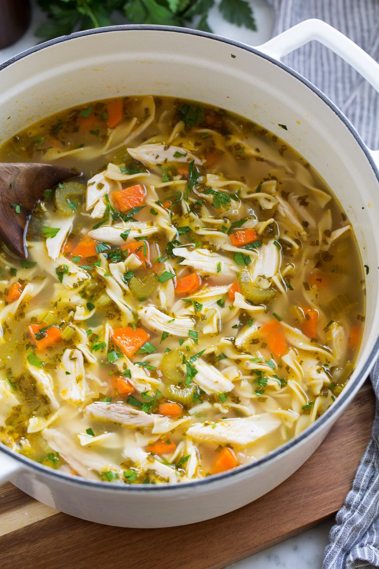 Easy Chicken Noodle Soup Recipe Cooking Classy easy-chicken-noodle-soup-recipe-cooking-classy