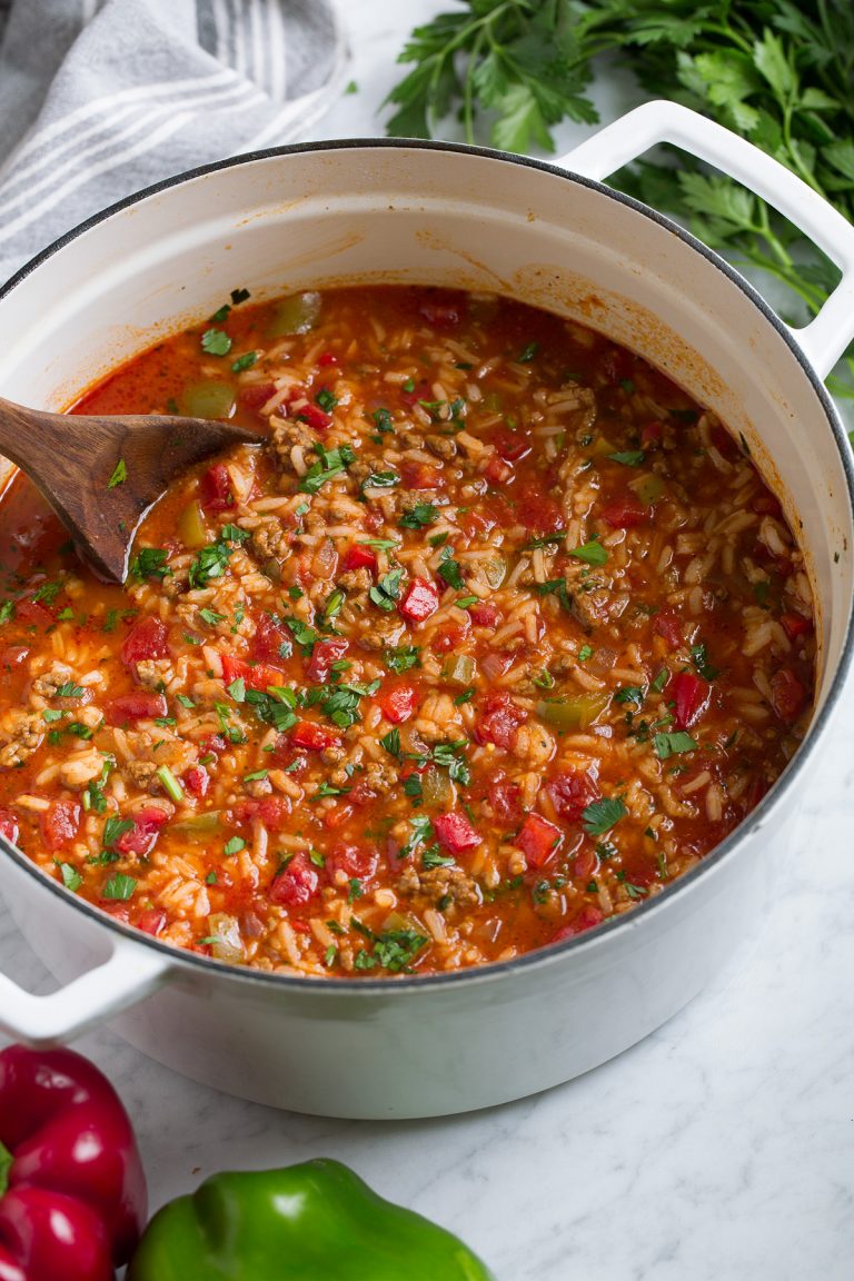 Cozy Stuffed Pepper Soup Cooking Classy