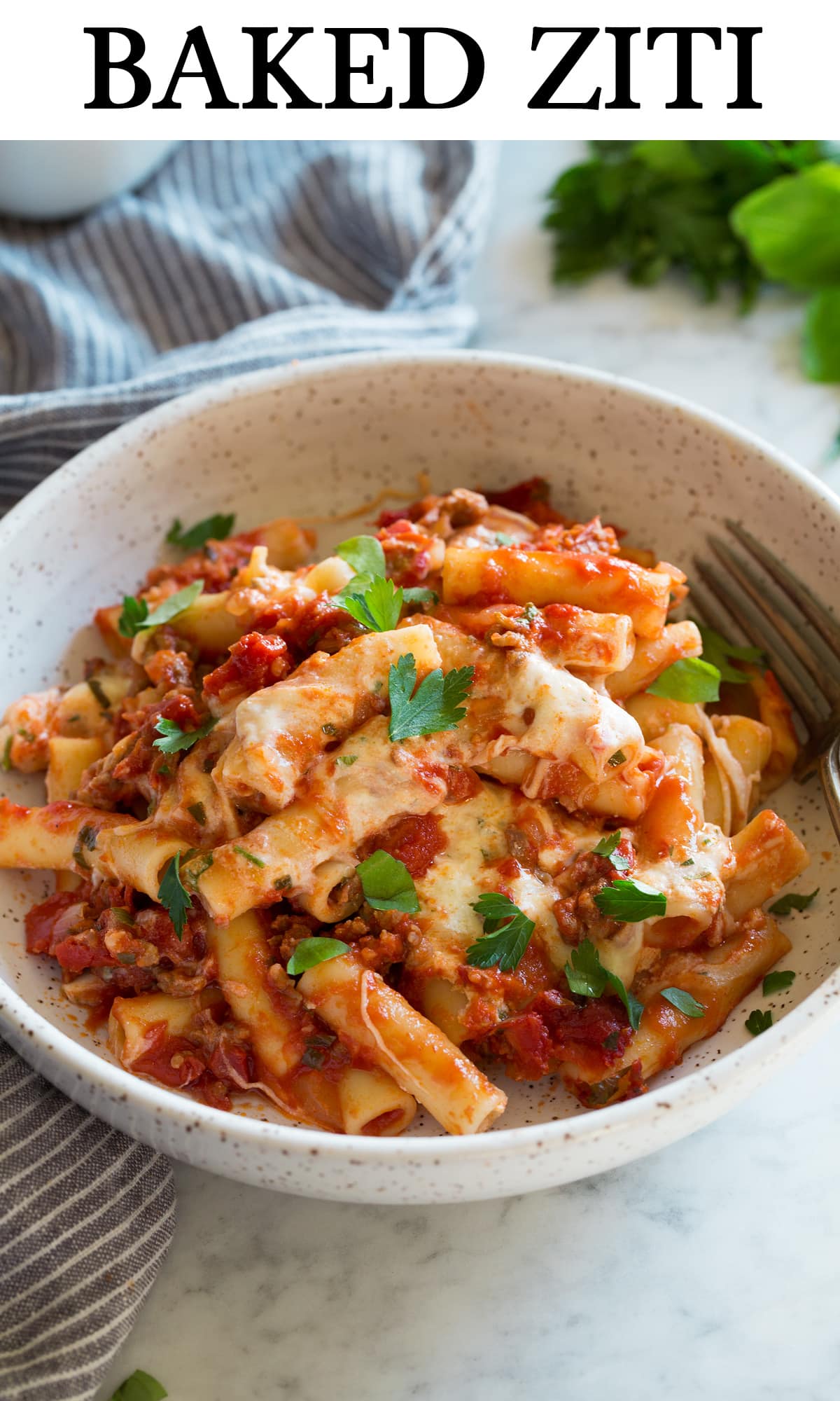 Easy Baked Ziti - Cooking Classy