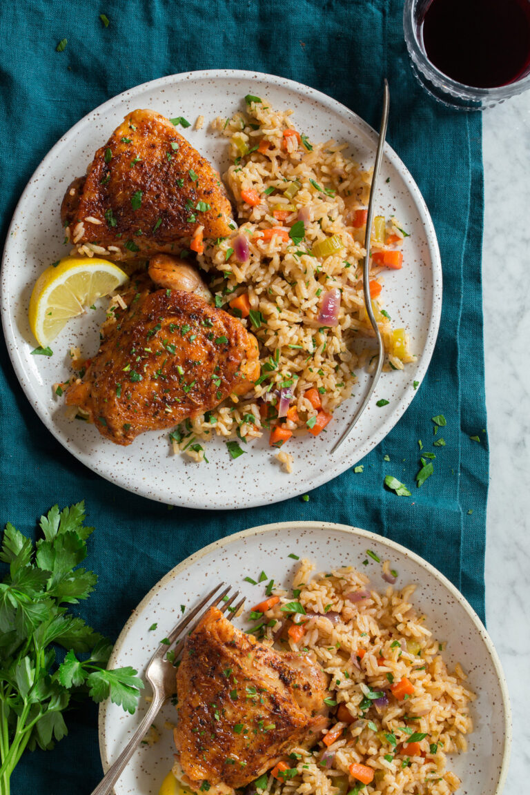 Baked Chicken and Rice (One Pot) - Cooking Classy